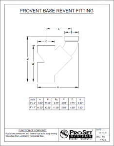» P-42-B Base FittingProVent Penetration Systems